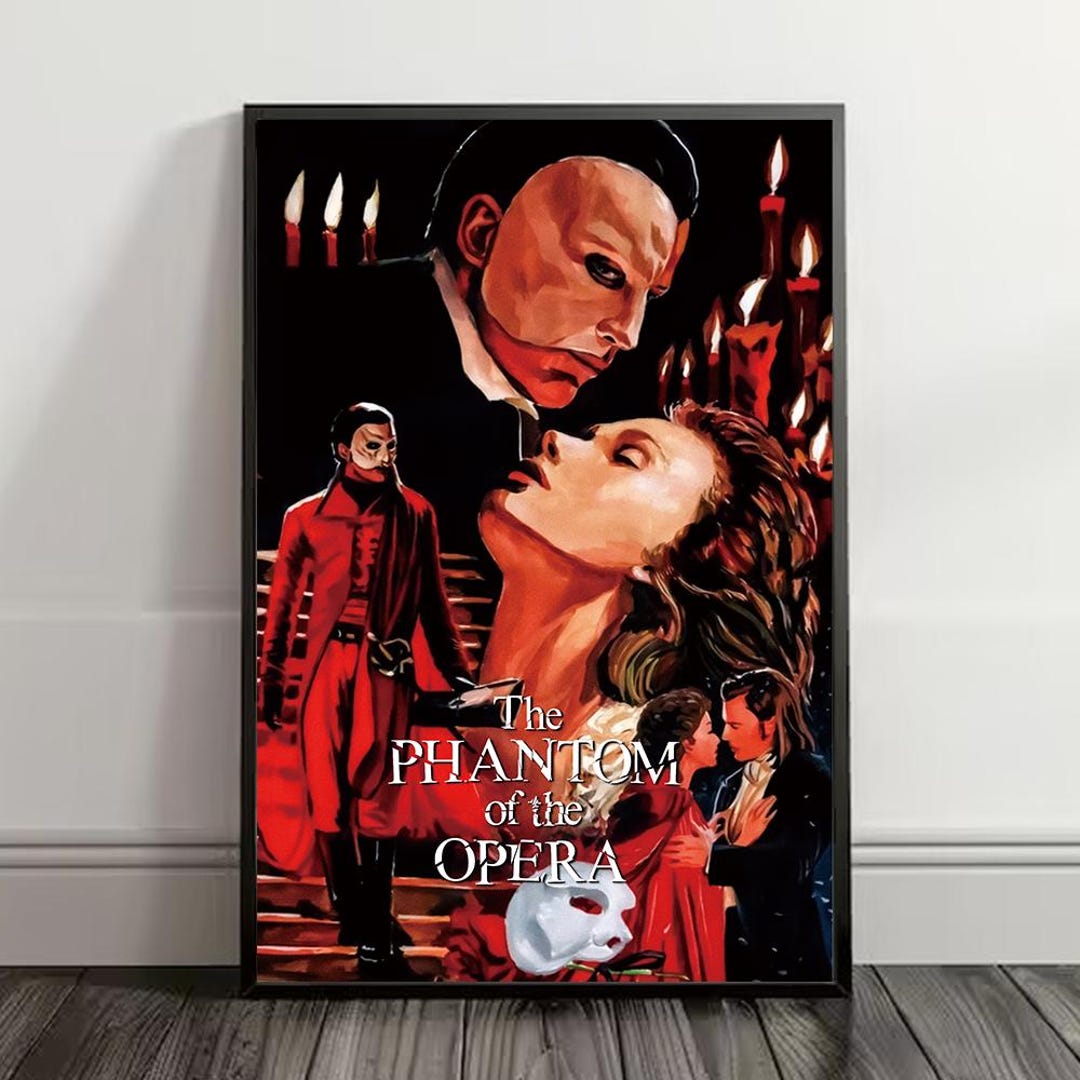The Phantom of the Opera Movie Posters, Art Gift, Souvenir, Attraction ...
