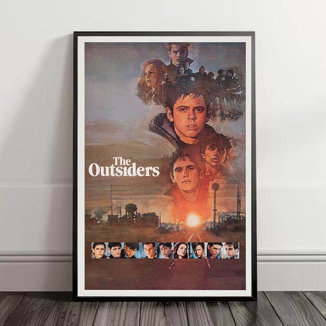 The Outsiders Movie Poster, Art Gift, Souvenir, Attraction Poster ...