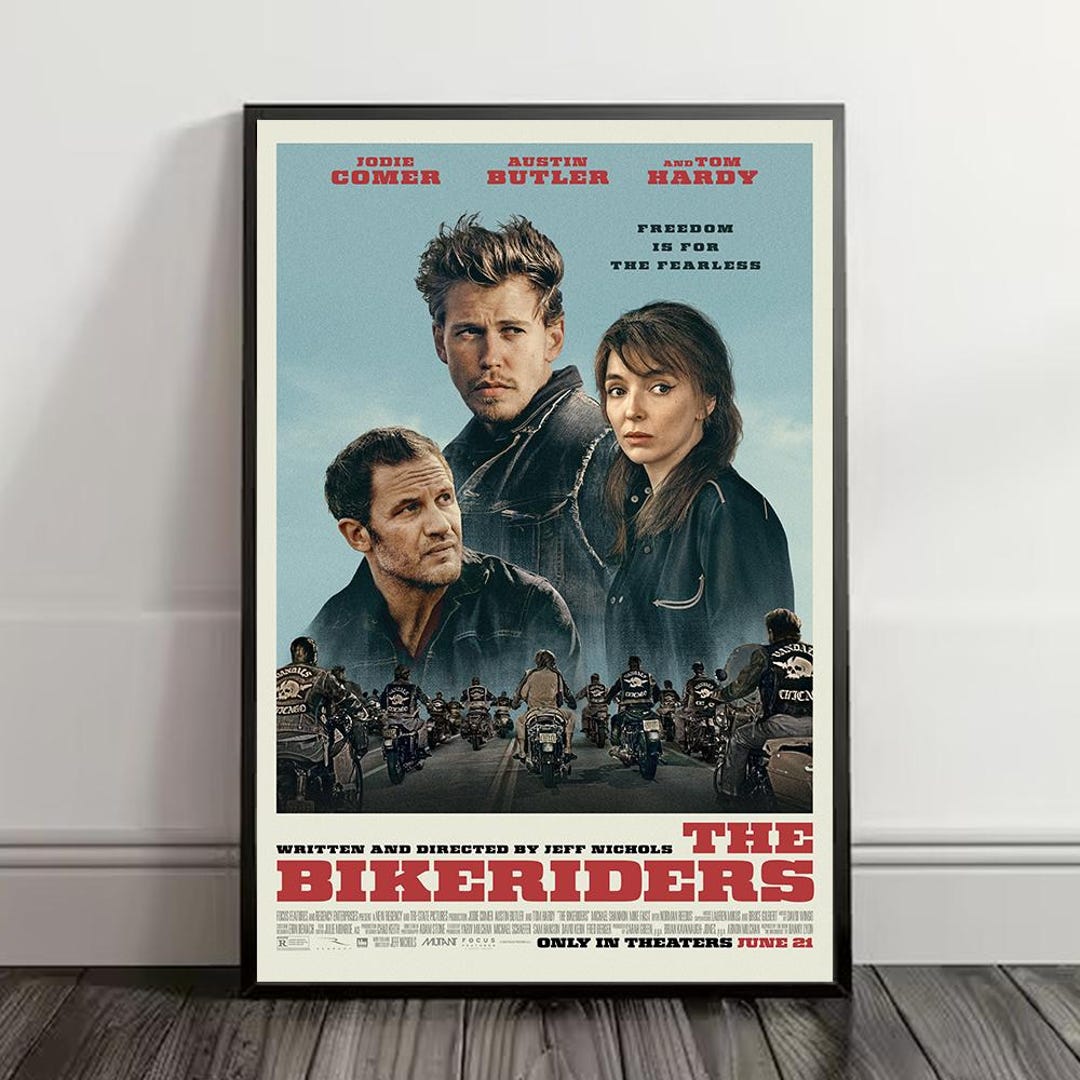 The Bikeriders Movie Poster, Art Gift, Souvenir, Attraction Poster ...