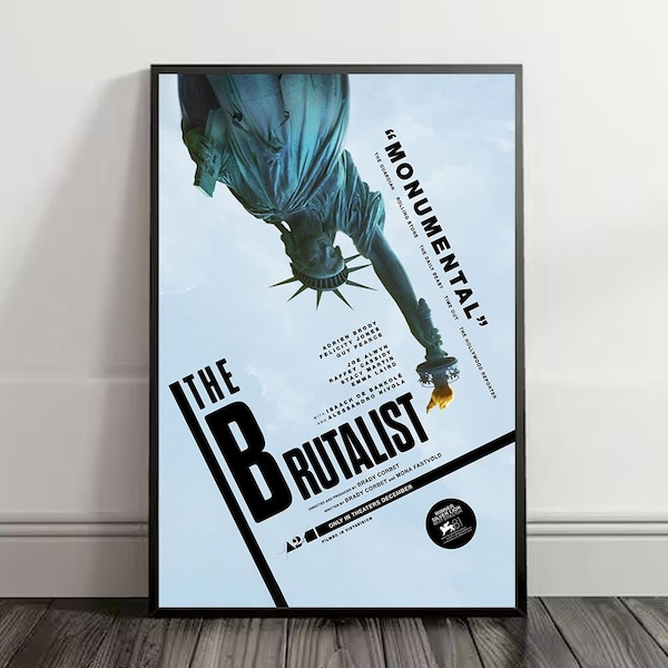 The Brutalist Film Poster - Etsy