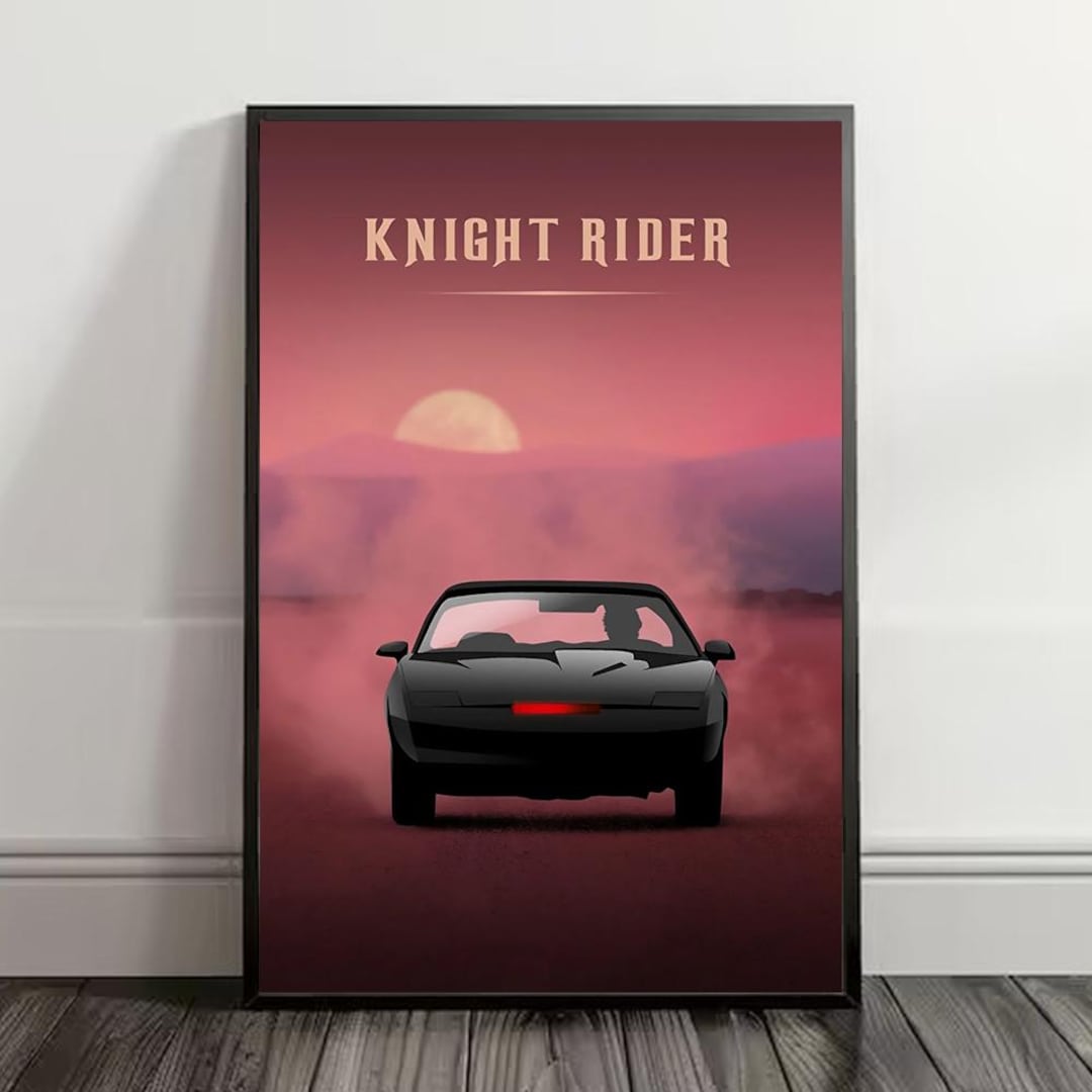 Knight Rider Movie Poster, Souvenir, Attraction Poster, Room Decoration ...