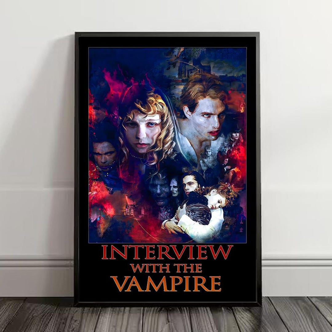 Interview With the Vampire Movie Poster, Art Gift, Souvenir, Attraction ...