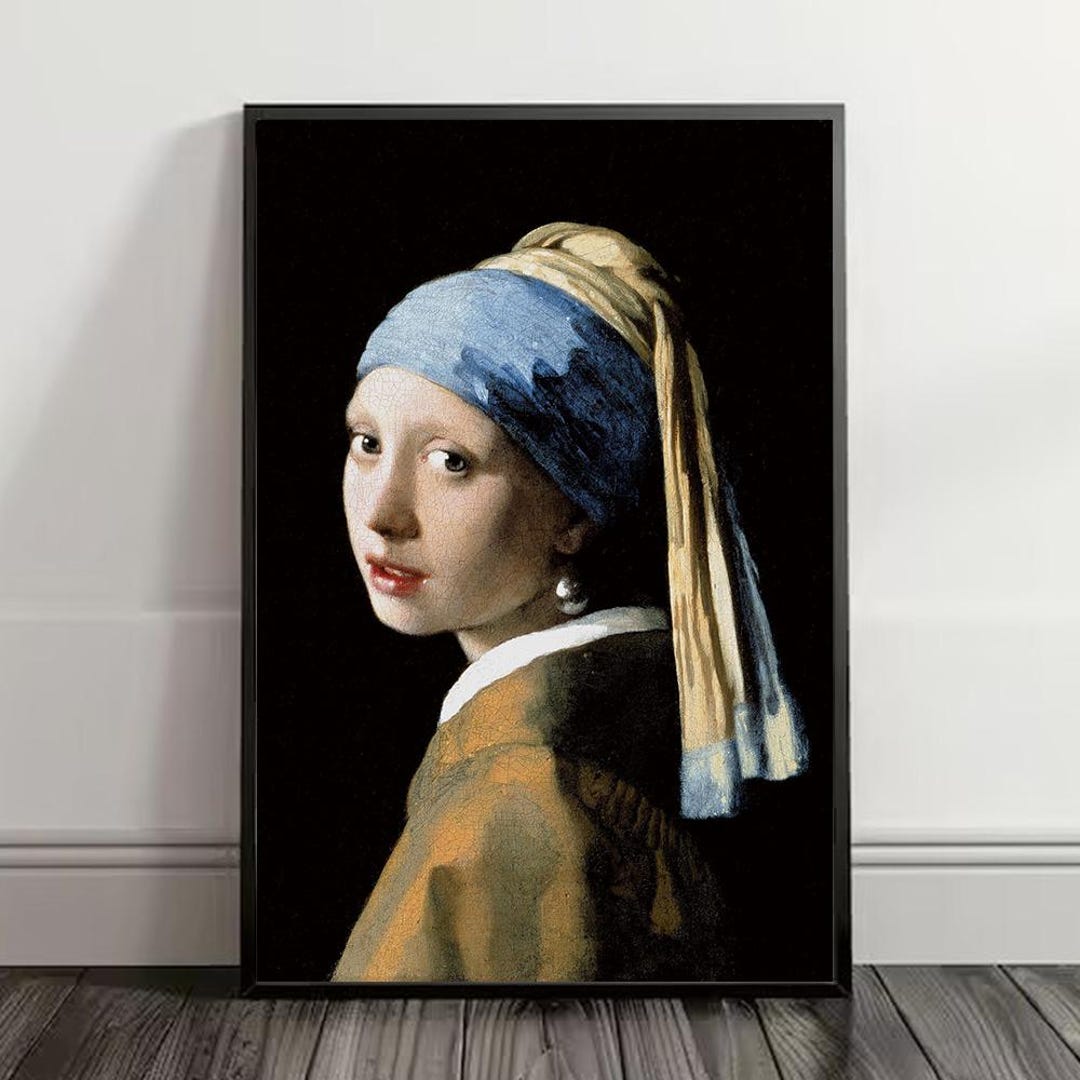 Girl With a Pearl Earring Movie Poster, Art Gift, Souvenir, Attraction ...