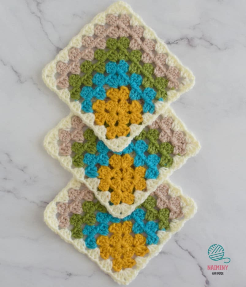 CROCHET PATTERN Flower Coaster Square, Crochet Pattern Flower Bouquet ...