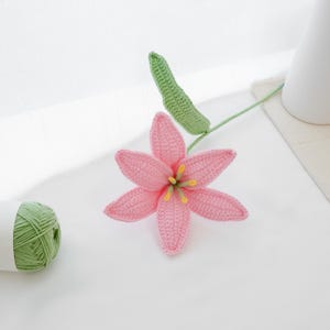 Crochet Lily Flower PDF Pattern - How to Crochet Lily Flower for ...