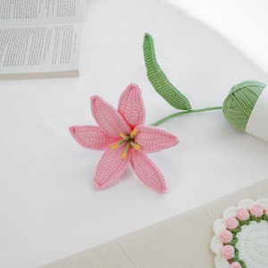 Crochet Lily Flower PDF Pattern - How to Crochet Lily Flower for ...