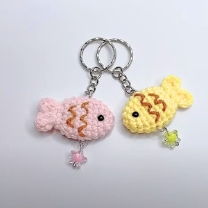 FISH KEYCHAIN Crochet Pattern, Fish Crochet Pattern, Fish Amigurumi ...
