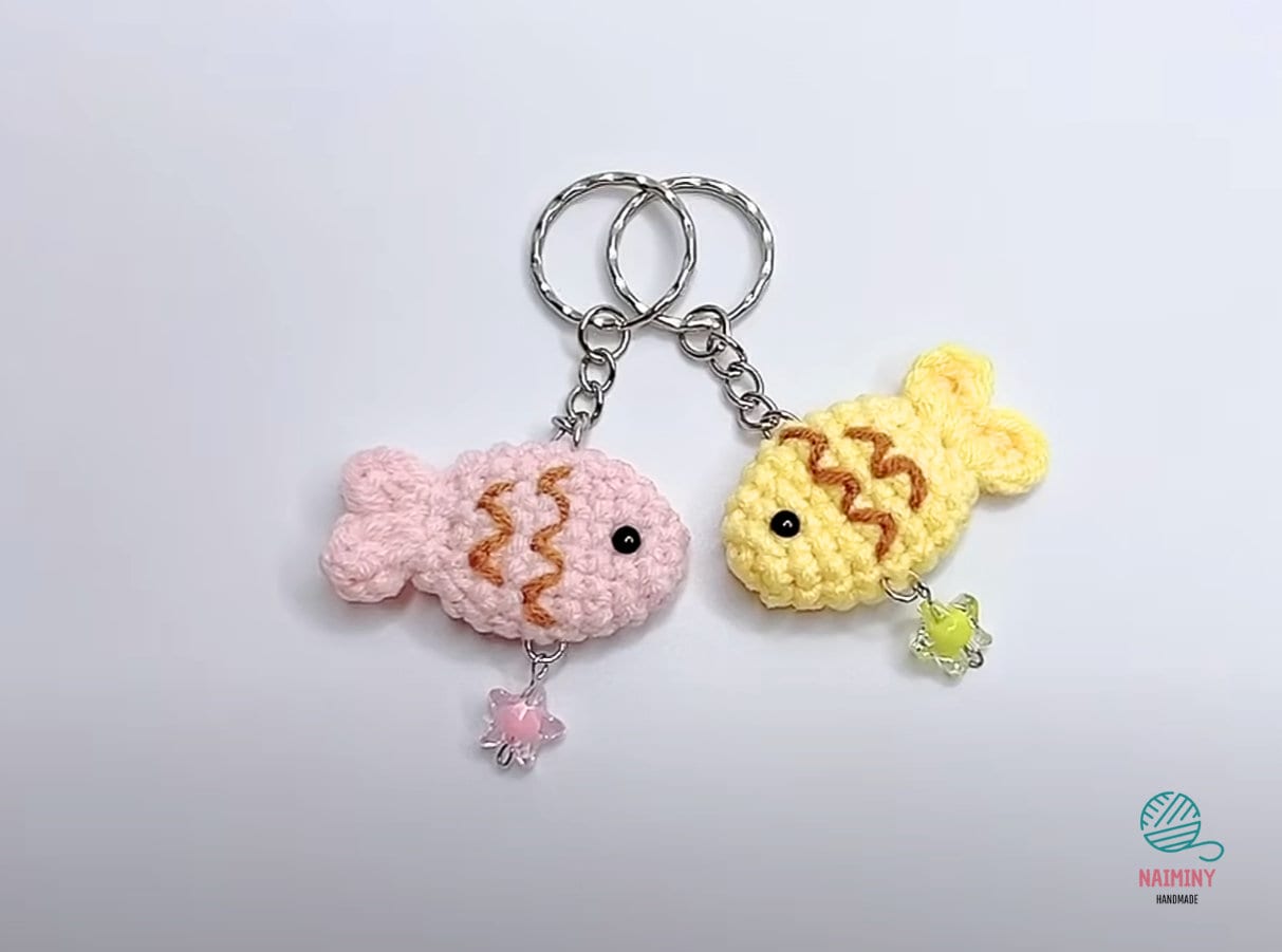 FISH KEYCHAIN Crochet Pattern, Fish Crochet Pattern, Fish Amigurumi ...
