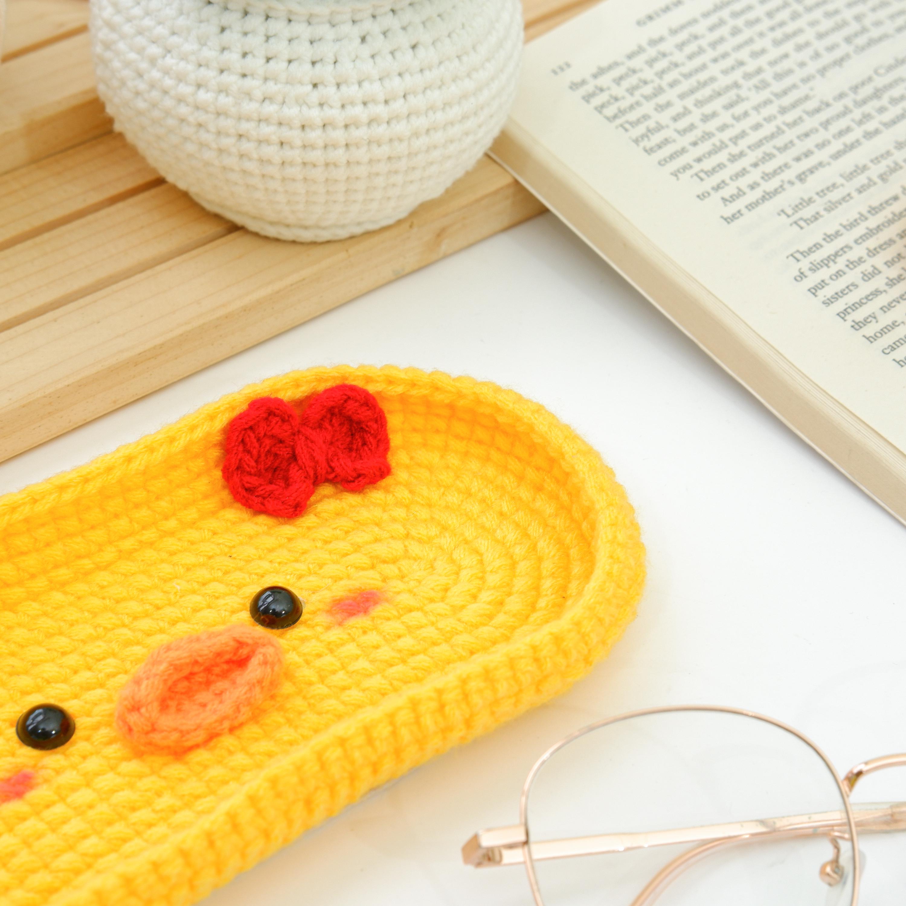 Duck Glass Holder Crochet Pattern, Easy Crochet Cute Eyeglass Holder ...