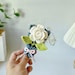 CROCHET PATTERN: Mini Rose Bouquet Keychain, Amigurumi Rose Keychain ...