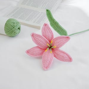 Crochet Lily Flower PDF Pattern - How to Crochet Lily Flower for ...