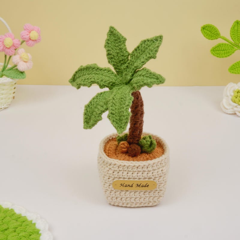 Coconut Plant Pot - Etsy