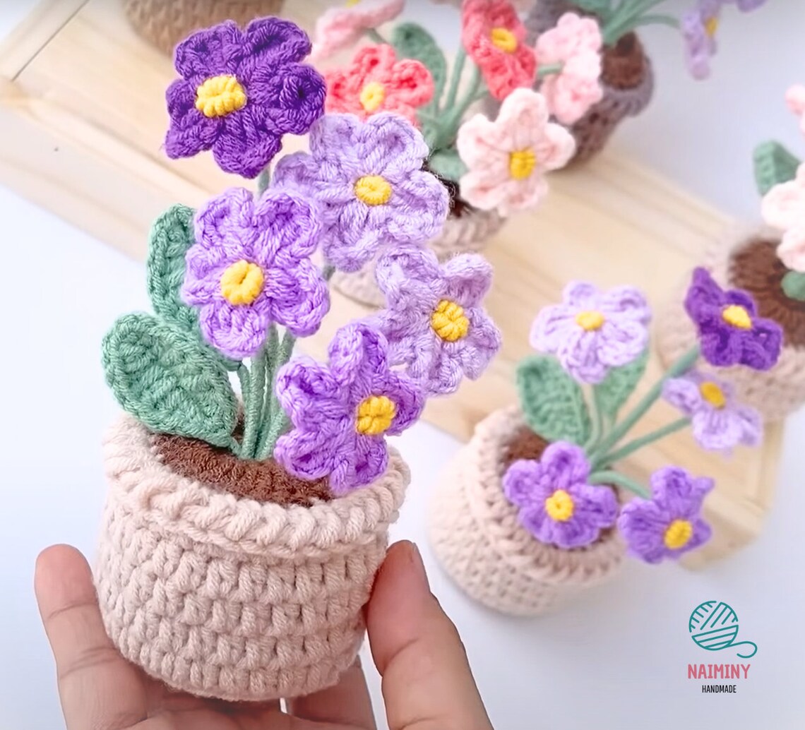 Easy Crochet Flower Pattern, Crochet Flower Pattern, PDF Pattern ...