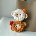 Sheep Bag Charm Crochet PDF Pattern, How to Crochet Face Sheep ...