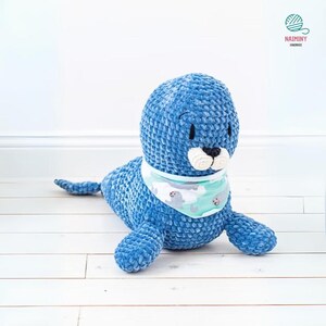 Crochet Seal Plush Pattern PDF, Cute Stuffed Animals Crochet, Amigurumi ...