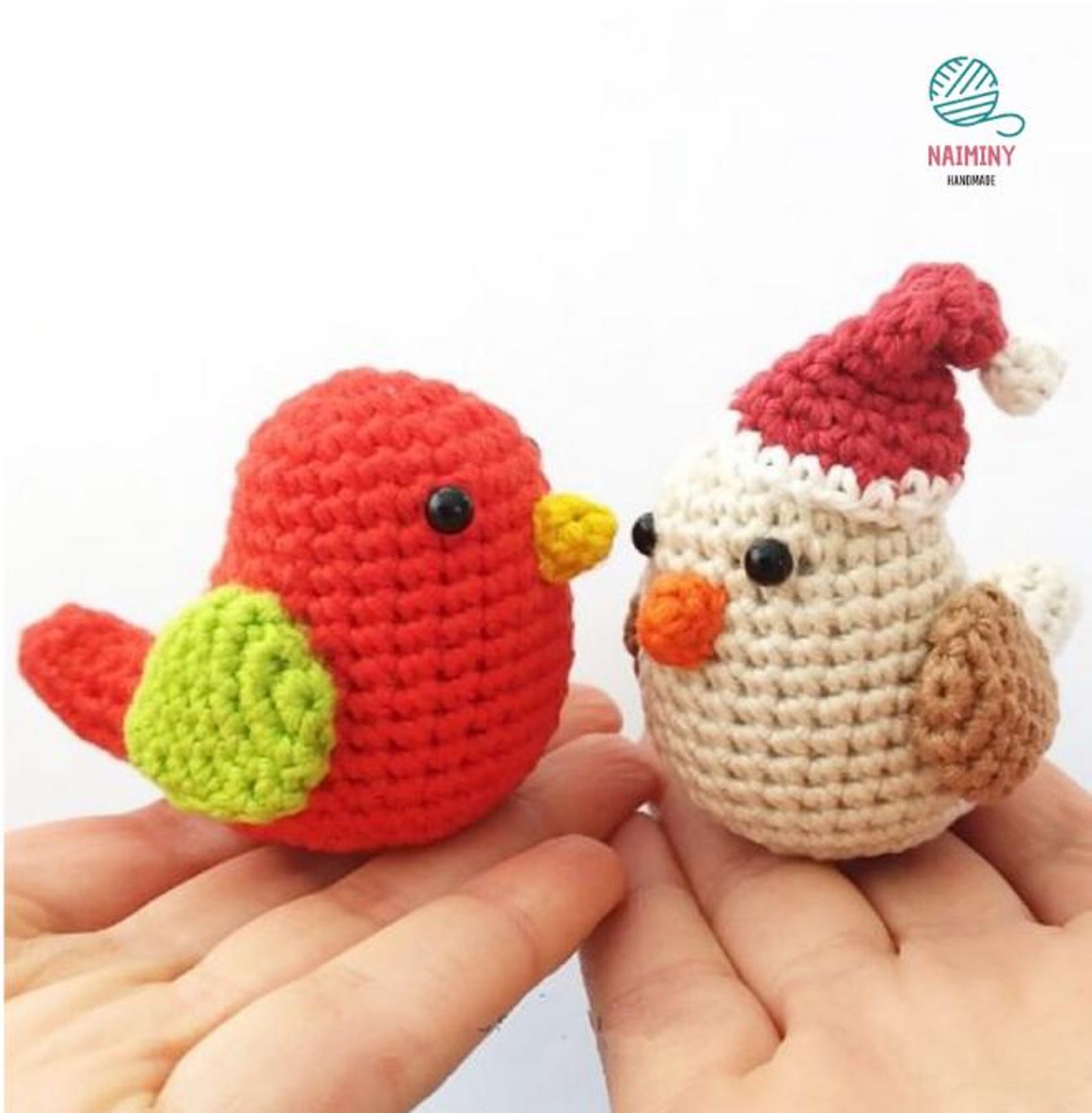 Crochet Mini Bird Keychain PDF Pattern, Amigurumi Tutorial PDF in ...