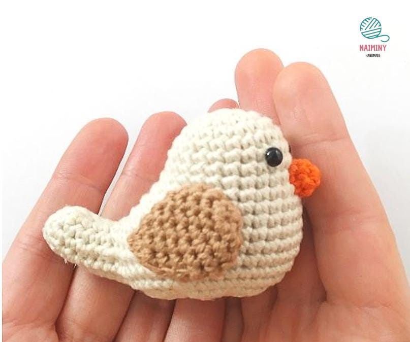 Crochet Mini Bird Keychain PDF Pattern, Amigurumi Tutorial PDF in ...