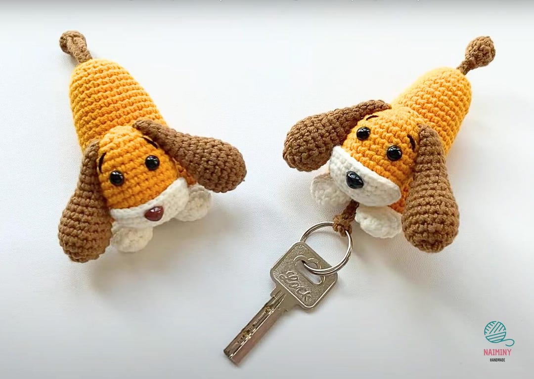 Crochet Puppy Keychain PDF English Pattern, Dog Amigurumi Tutorial PDF ...