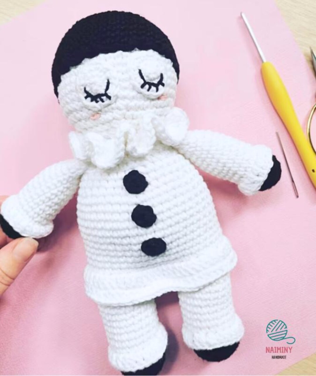 Crochet Little Clown Doll Pattern PDF | Amigurumi Clown Doll Pattern ...