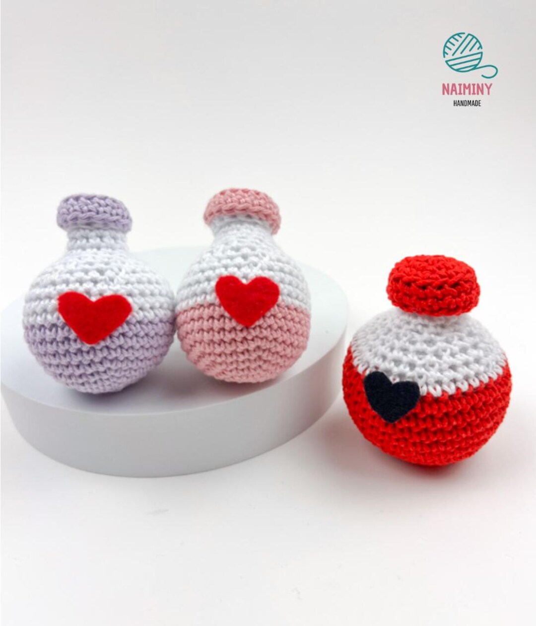 Love Potions Easy Crochet PDF Pattern, Step by Step Love Potions ...
