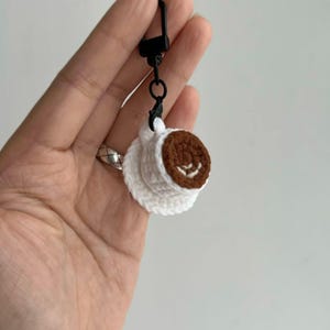 Crochet Mini Coffee Cup Keychain Pattern, Amigurumi Tutorial PDF in ...
