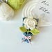 CROCHET PATTERN: Mini Rose Bouquet Keychain, Amigurumi Rose Keychain ...
