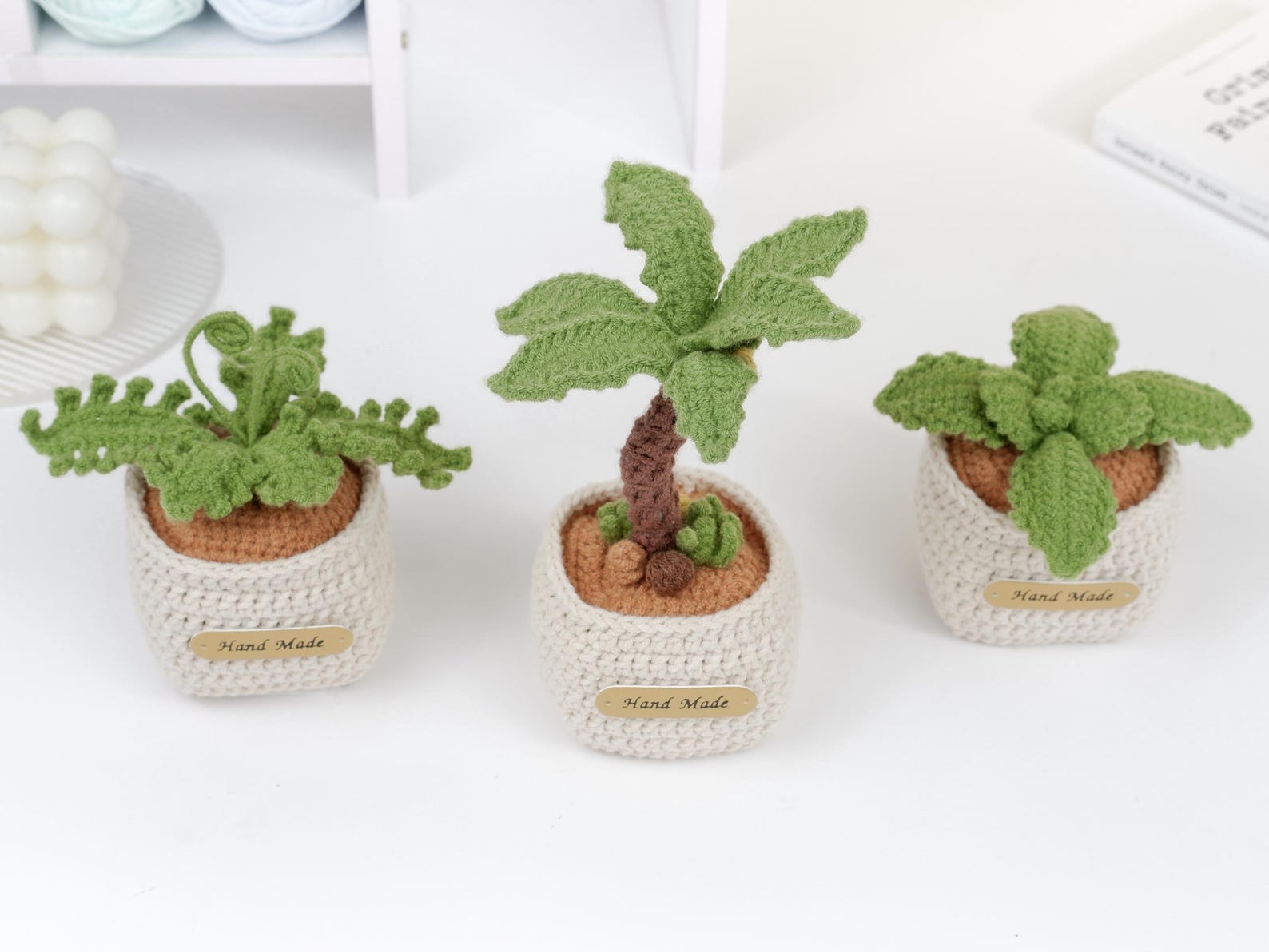 Crochet Plant Pot PDF Pattern - Easy Crochet Bundle 3IN1 Plant Pots ...