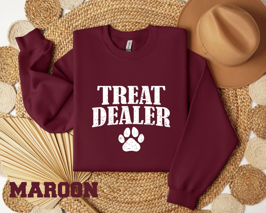 Treat Dealer Shirt, Dog Shirt, Funny Dog Shirt, Dog Paw Shirt,dog Lover ...