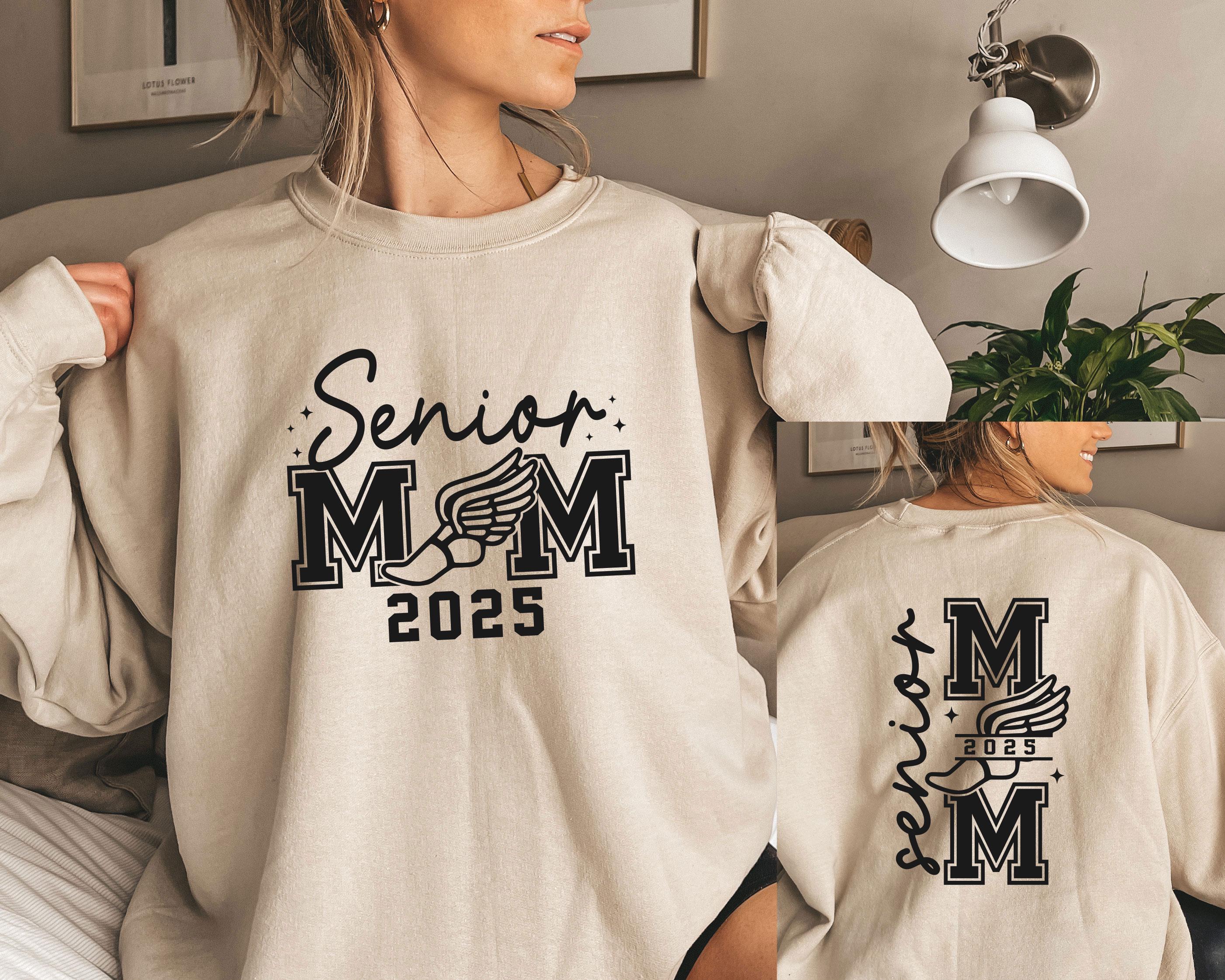 Senior Track Mom Shirt, Senior Mom 2025, Gift for Mom, Proud Mom Shirt ...