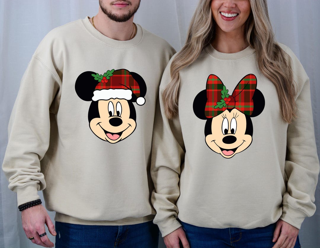 Christmas Mickey and Friends Matching Sweatshirt, Disney Christmas ...