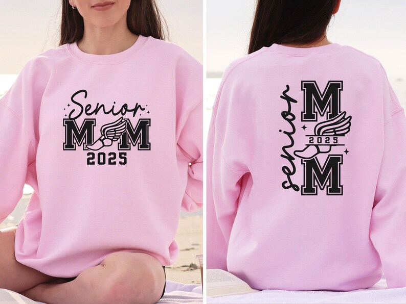 Senior Track Mom Shirt, Senior Mom 2025, Gift for Mom, Proud Mom Shirt ...