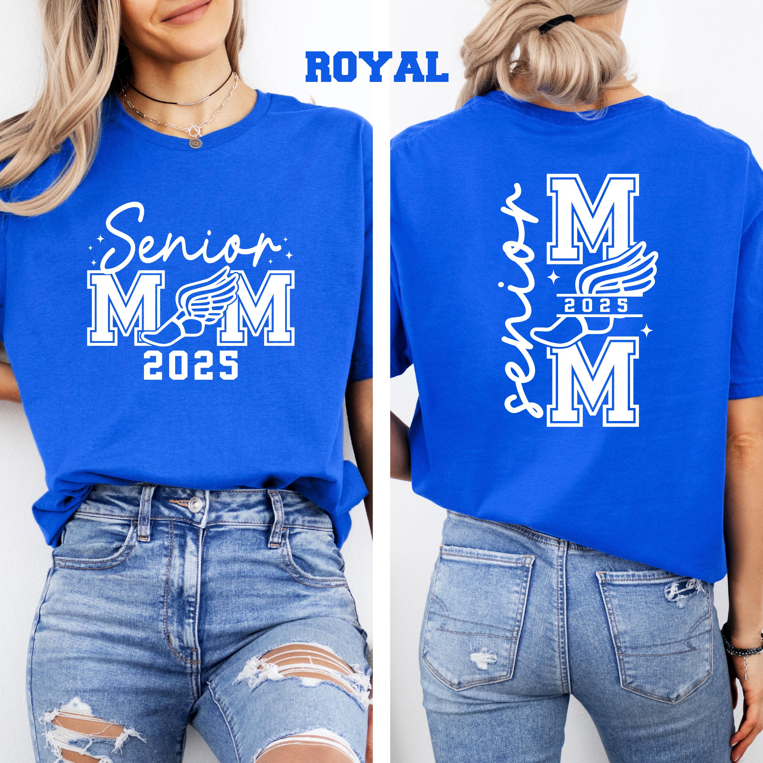 Senior Track Mom Shirt, Senior Mom 2025, Gift for Mom, Proud Mom Shirt ...