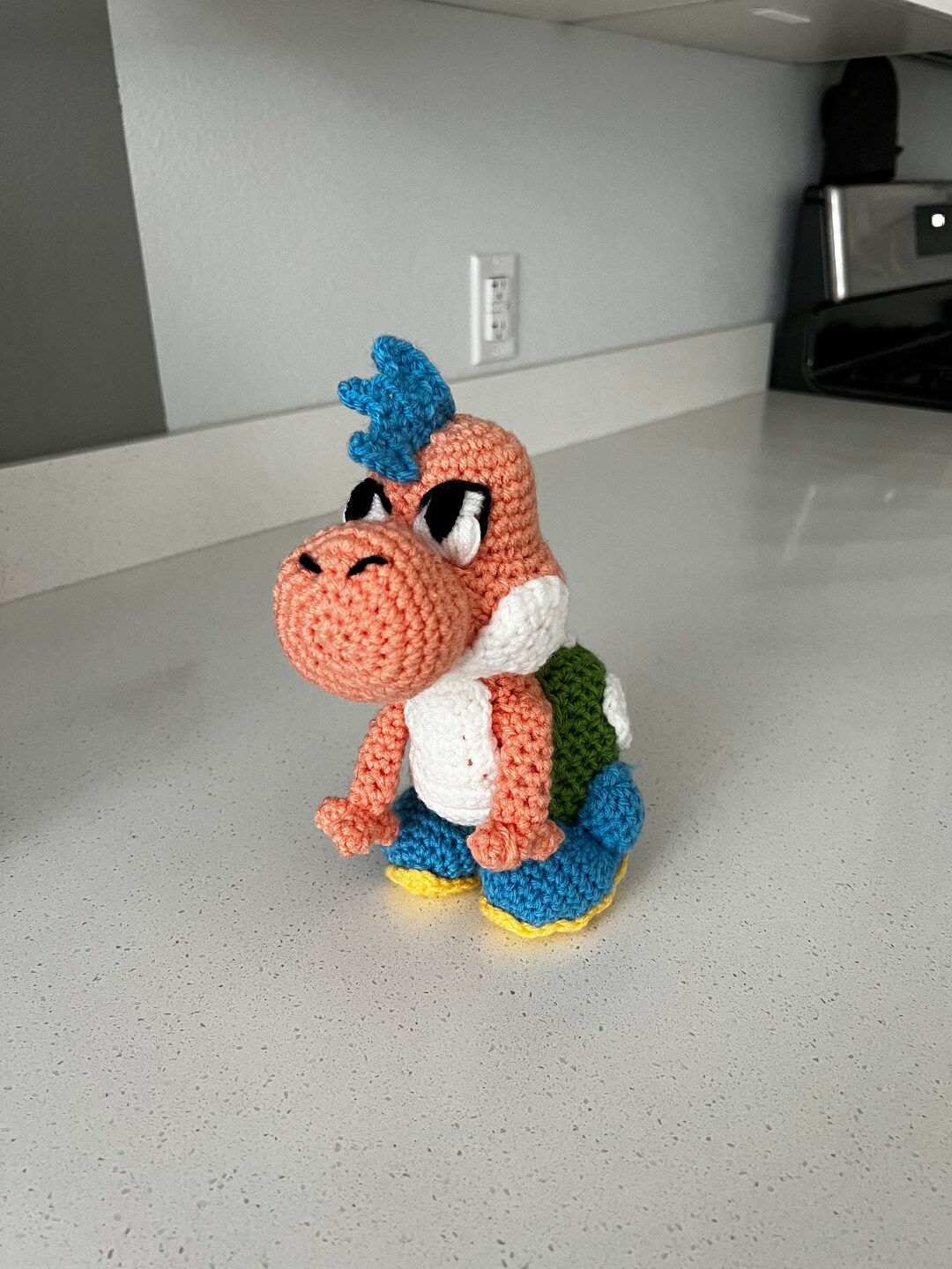 Kid Yoshi- the Paper Mario TTYD Crochet Plush - Etsy