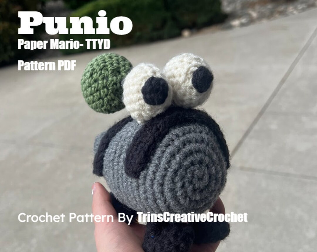 Punio the Paper Mario Plushie CROCHET PATTERN PDF - Etsy