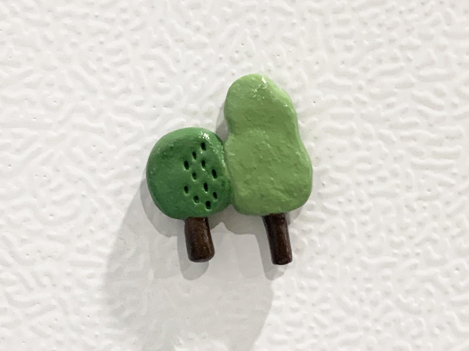 Green Mini Clay Refrigerator Magnet Kitchen Decor for Women, Cute Small ...