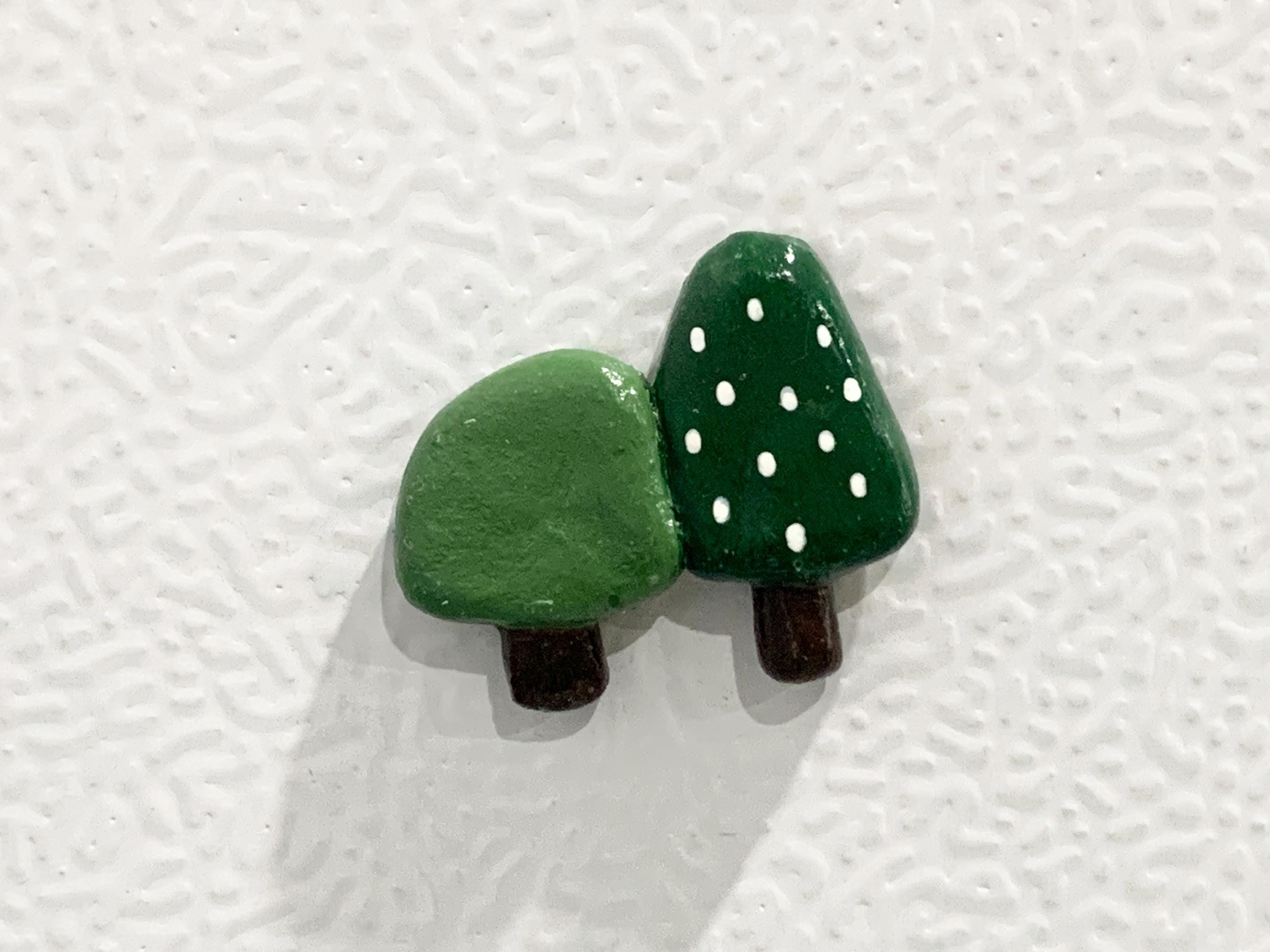 Green Mini Clay Refrigerator Magnet Kitchen Decor for Women, Cute Small ...