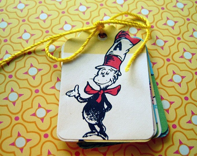 Dr Seuss Gift Tags - Set of 20 - Upcycled - Etsy