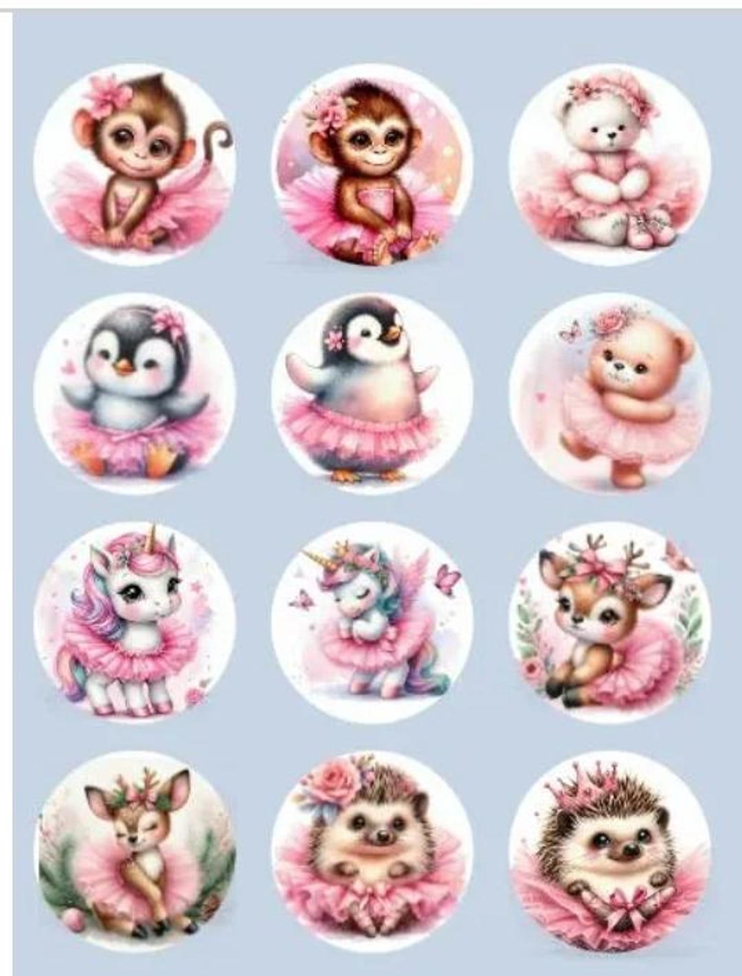 Custom Edible Sugar Sheets/icing Sheets Cake, Cookies, Cupcake Toppers ...