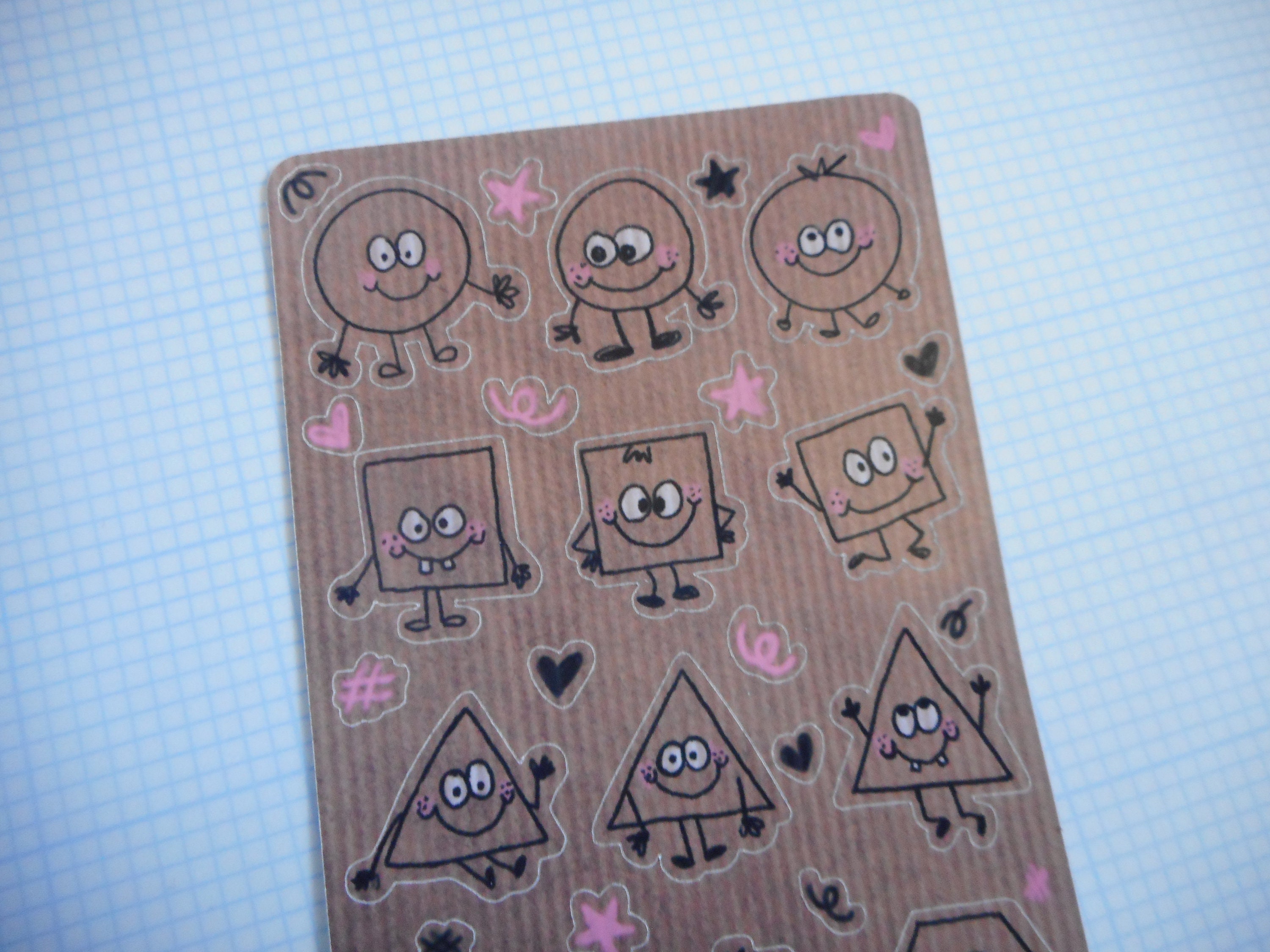 Cardboard Doodle Friends - Etsy