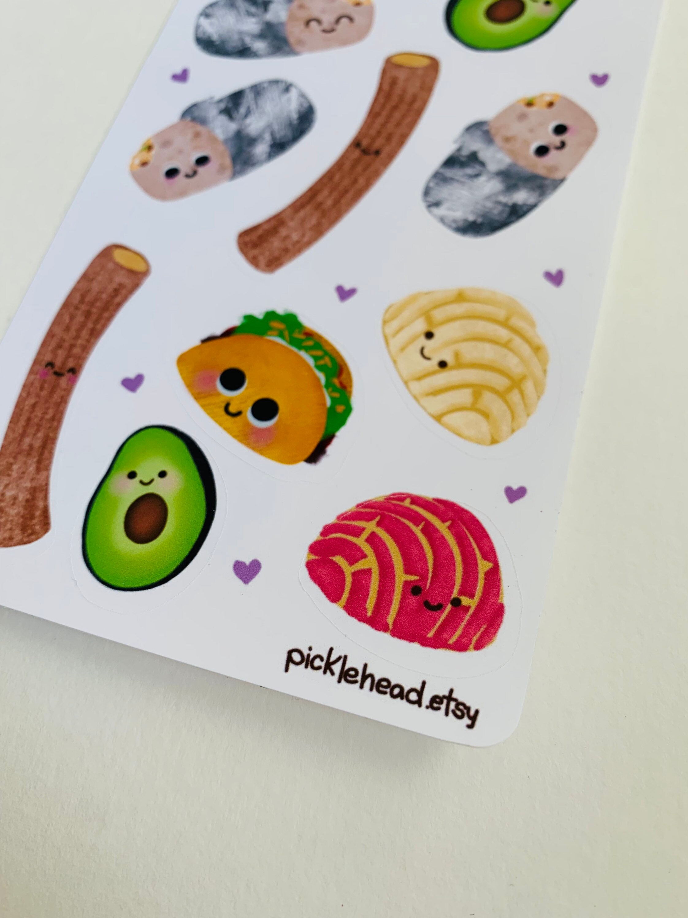 Tacos and Burritos Sticker Sheet - Etsy