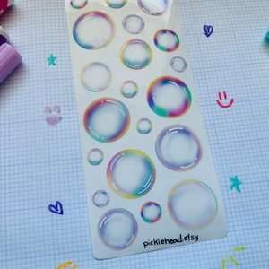Clear Bubble Stickers - Etsy