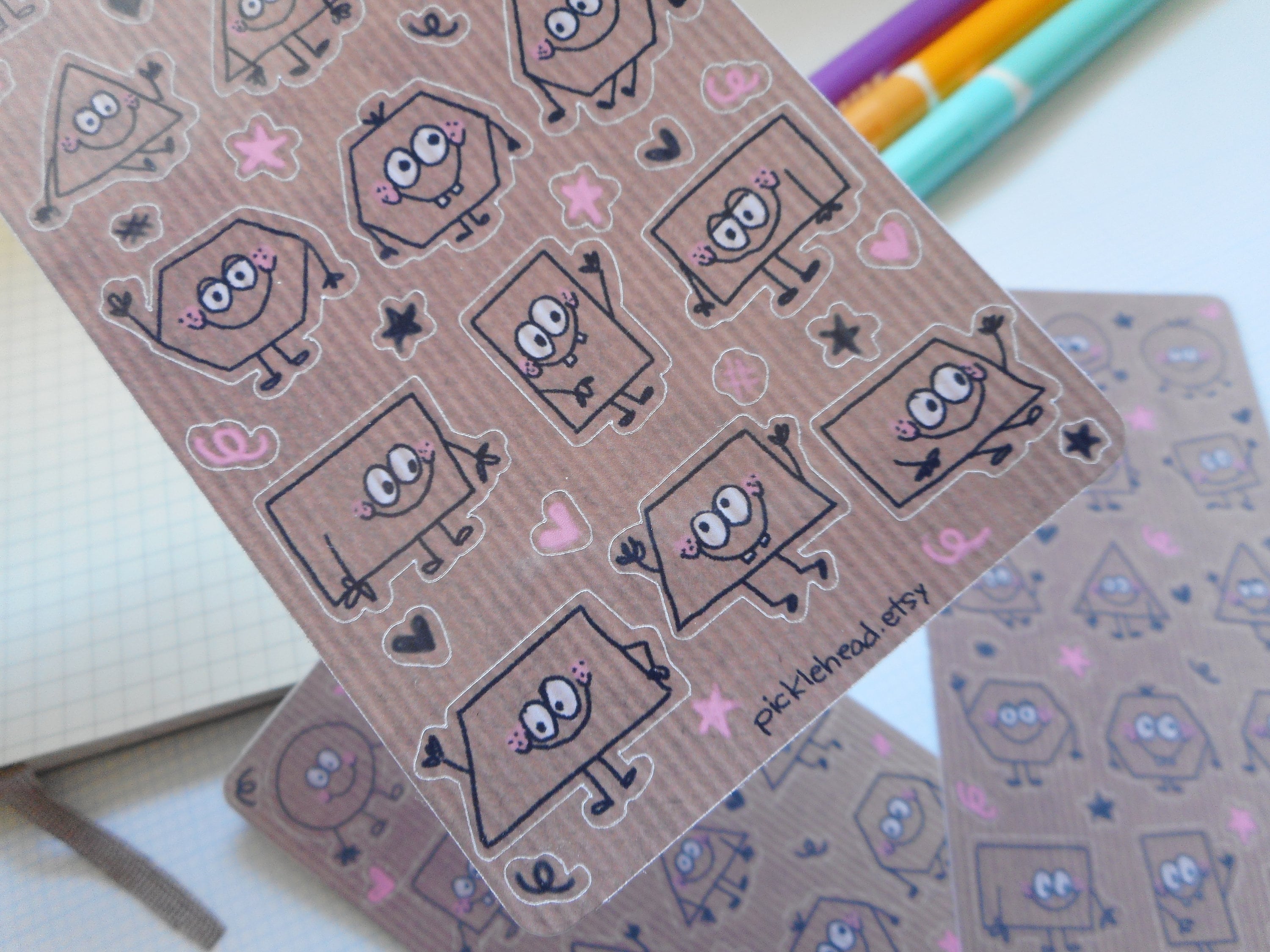 Cardboard Doodle Friends - Etsy