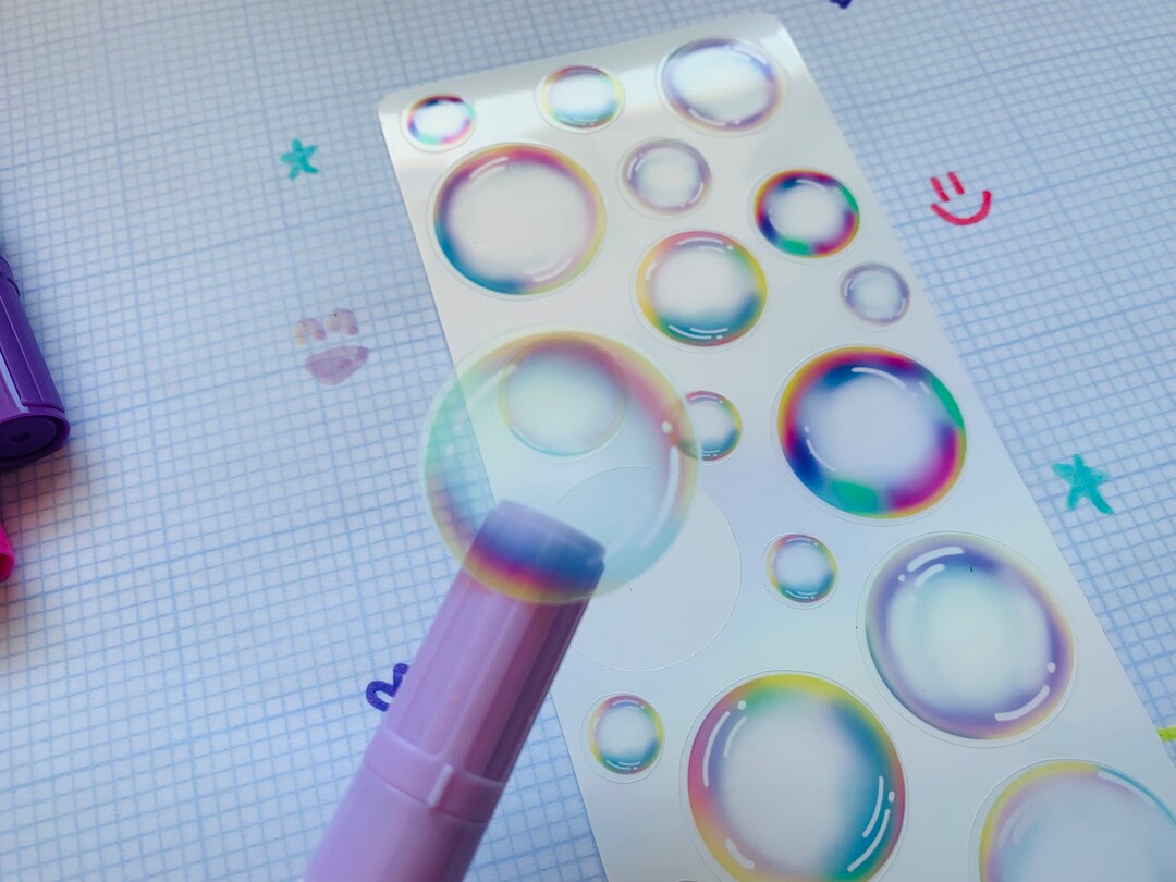 Clear Bubble Stickers - Etsy