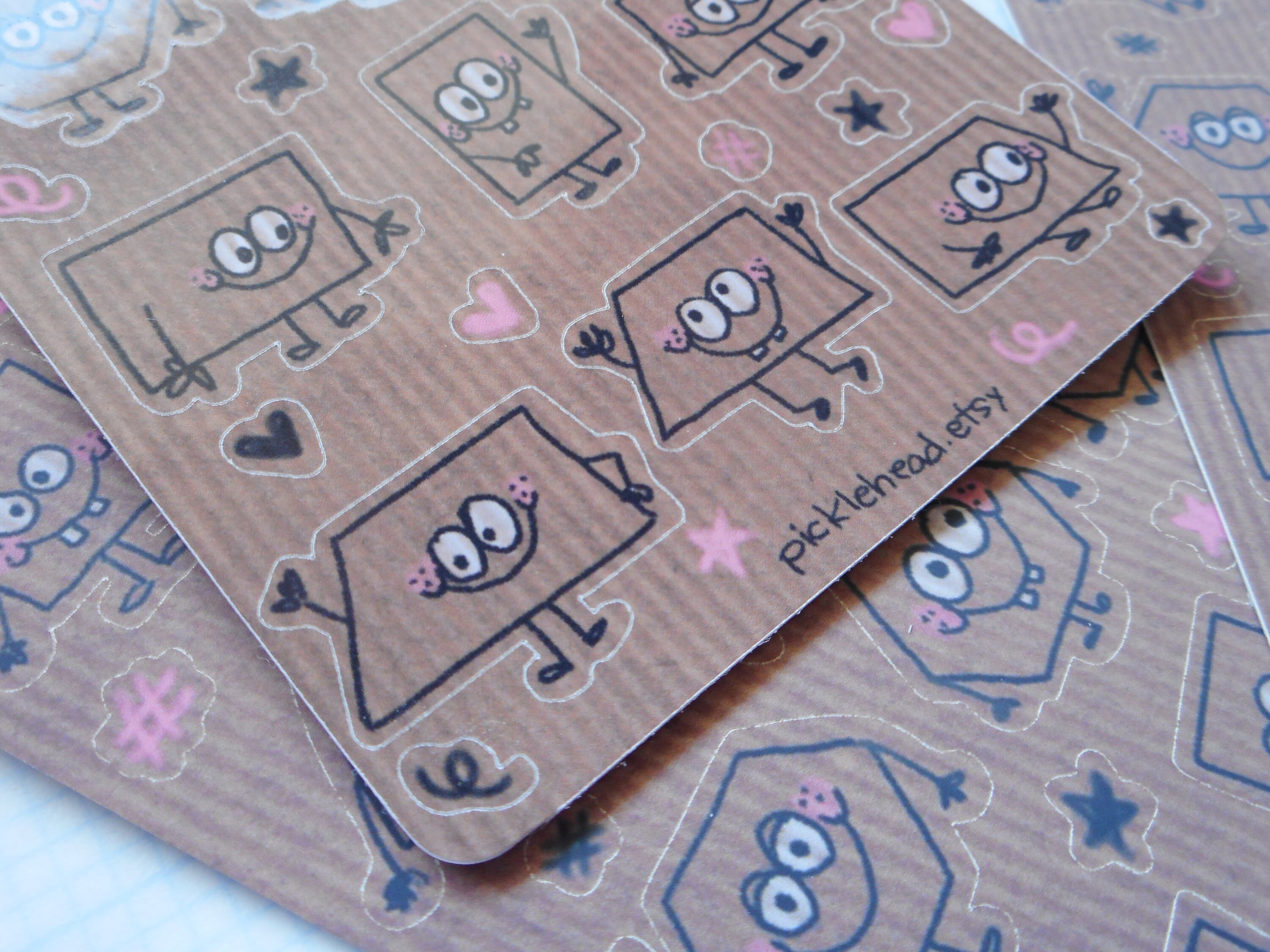 Cardboard Doodle Friends - Etsy