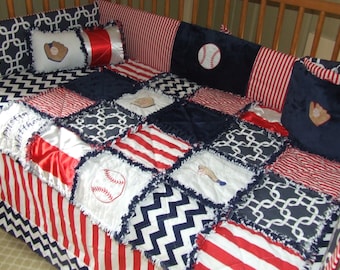 Baseball Rag Quilt - Etsy