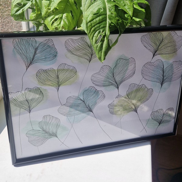 Dotted Commas Black & White Digital A4 Illustration - Etsy