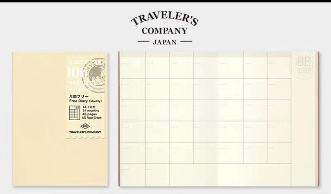 Midori Travelers Company Traveler's Notebook Kit Passport Size - Etsy