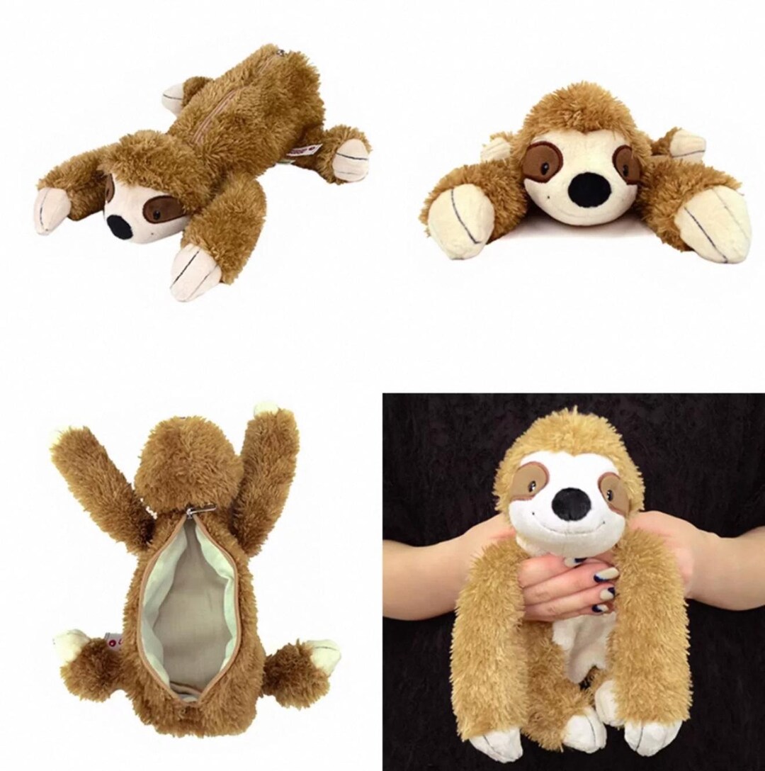 Japan Nici Sloth Wild Animal Plush Pencil Case - Etsy