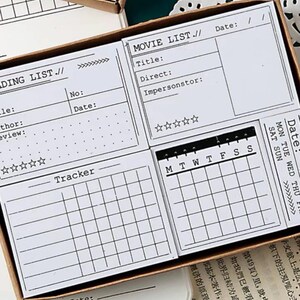 Daily Planner Stamp Bundle, Stationery Today's Stamp, Planner, With ...