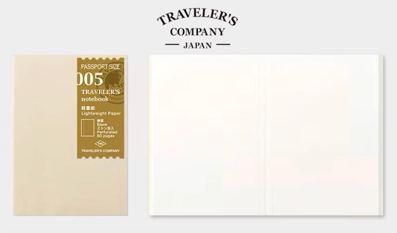 Midori Travelers Company Traveler's Notebook Kit Passport Size - Etsy